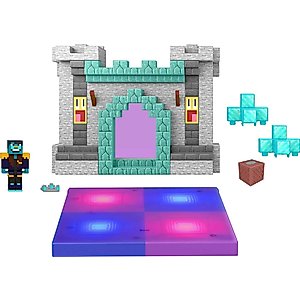 Mattel Minecraft Creator Series Playset, Party Supreme’s Palace Toy with Lights, Music & 3.25-inch Action Figure