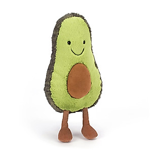 Jellycat Amuseables Avocado Stuffed Toy, Medium 12 inches | Vegetable Plush | Fun Gift Idea
