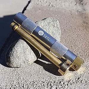 SXTL Fire Piston Kit with Char Cloth and Tinder Emergency Fire Starter Camping Fire Starter