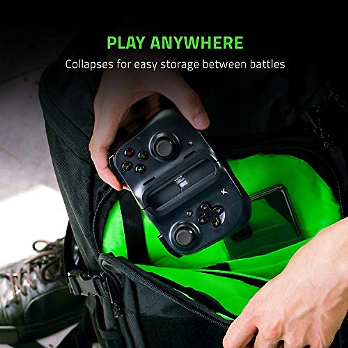Razer Kishi Mobile Game Controller / Gamepad Designed for Xbox Android USB-C: Game Pass Ultimate, xCloud - Game Pass Controller - Passthrough Charging - Mobile Controller Grip Samsung and more (Renewed)