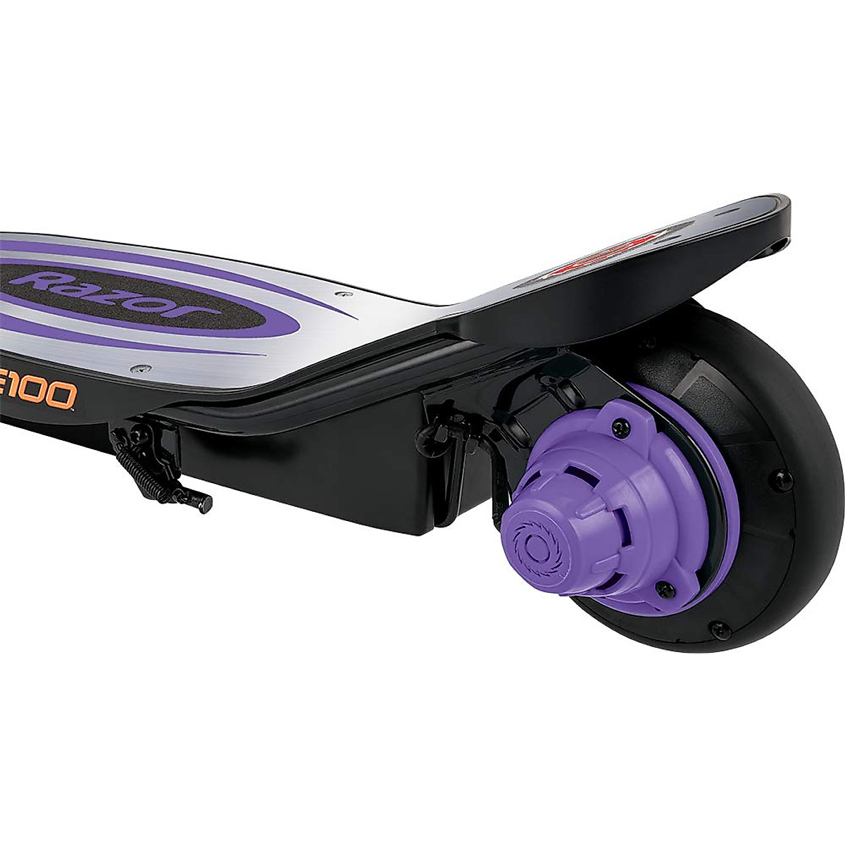 Razor Power Core E100 Electric Scooter for Kids Ages 8+ - 100w Hub Motor, 8" Pneumatic Tire, Up to 11 mph and 60 min Ride Time, For Riders up to 120 lbs