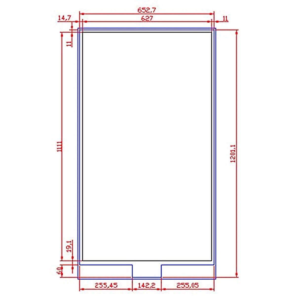 Multi Touch foil Film for 50Inch IR Touch Frame Window Display Capacitive Touch Switch for Interactive Touchscreen