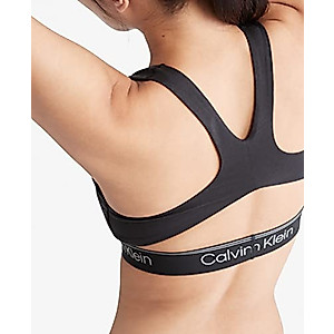 Calvin Klein Women's Athletic Unlined Bralette, Black