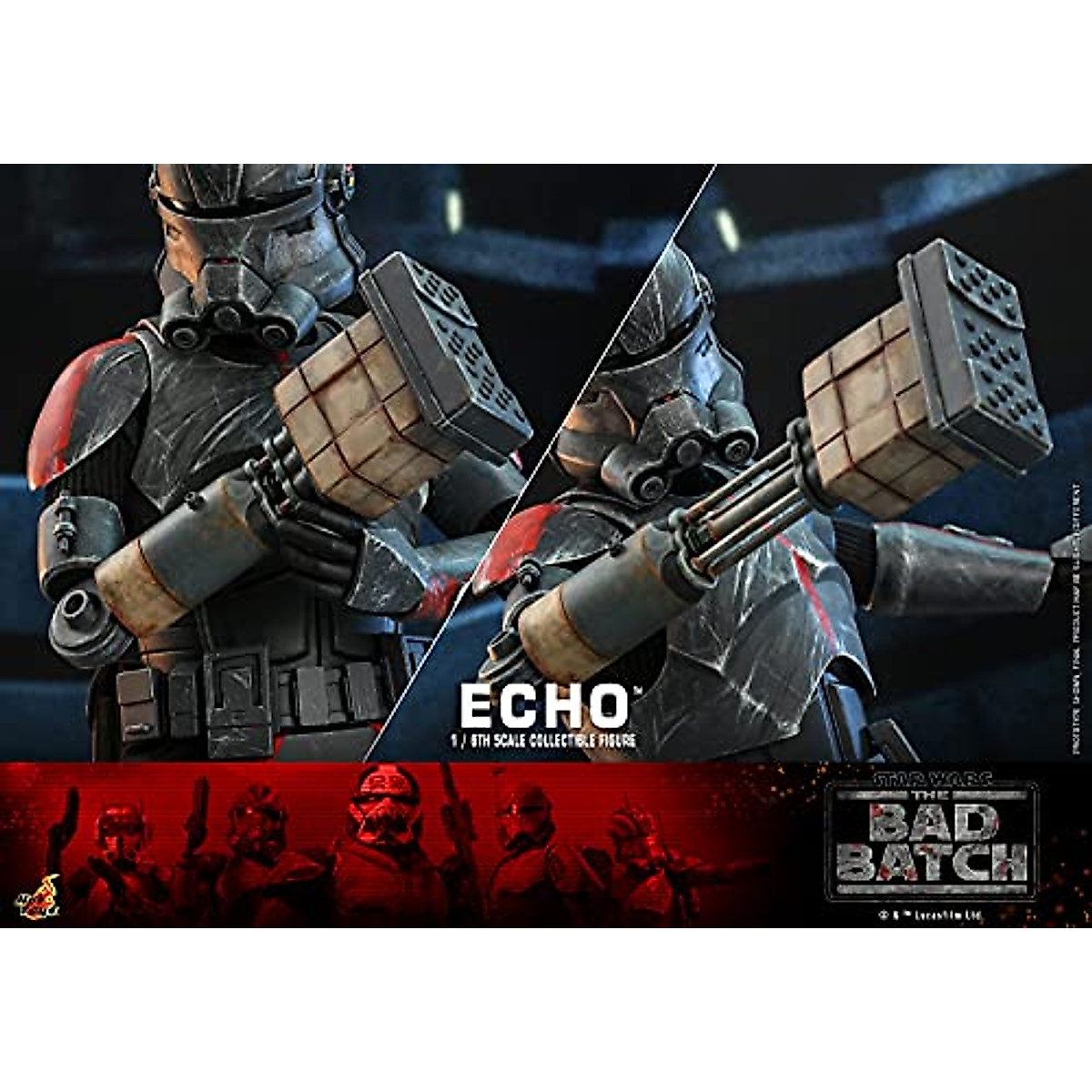 Hot Toys 1:6 Echo - Star Wars: The Bad Batch, Black