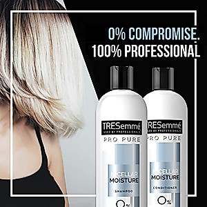 TRESemme Pro Pure Micellar Moisture Shampoo, Paraben and Dye Free, Daily Moisture for Dry, Dull Hair, Unisex, 16 fl oz