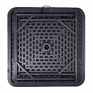 Bene Casa Black Domino Table, Premium Domino and Game Table/Professional-Grade Gaming Table, 38”x38” Table. Mesa de Domino Professional, Color Negro.