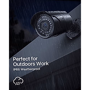 ZOSI 5MP 3K Add-on Security POE Camera, 2880 x 1620 Indoor Outdoor Bullet IP Camera, 120ft Night Vision, 3.6mm Lens, 95°View Angle, IP66 Weatherproof (Only Work with ZOSI PoE NVR)