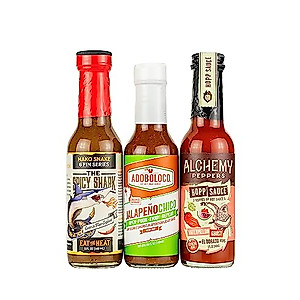 Hot Ones Season 21 Heat Pack Hot Sauces: Mako Snake, Jalapeno Chico, Watermelon Ghost, 5 fl oz. (3-Pack)