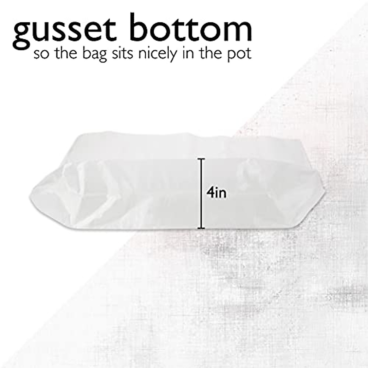 Slow Cooker & pot Liners Fits 7 - 8 Quarts, Extra Large Pot Liners SIZE: 13'' x 21'' x 4'' Inches, 4" Gusset Bottom, Extra Large Pot Liners, 20 pack