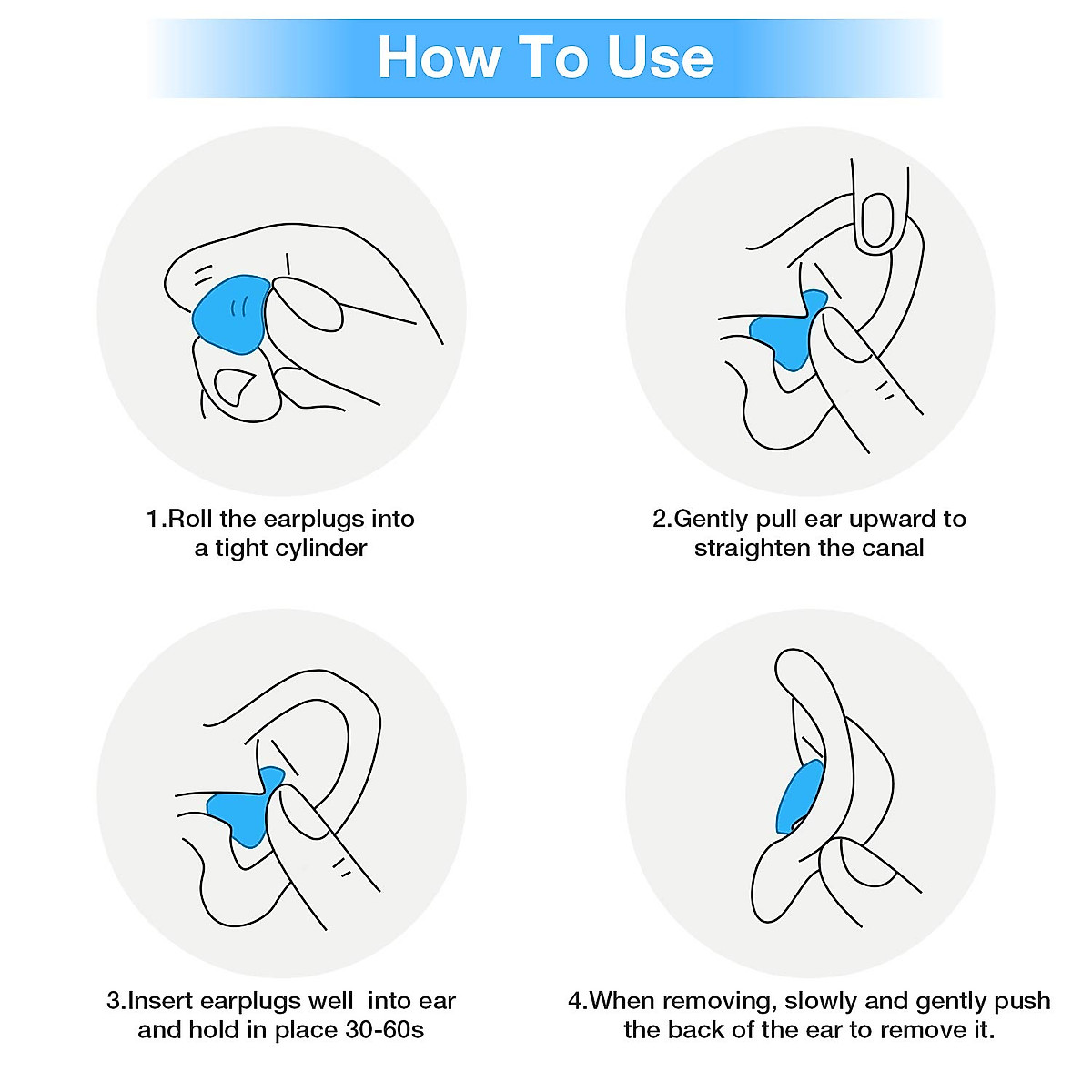 Frienda 21 Pairs Ear Plugs for Sleeping Reusable Moldable Silicone Earplugs Soft Noise Cancelling Earplugs Sound Blocking Ear Plugs with Case for Swimming Concert 32dB NRR (White, Blue, Orange)