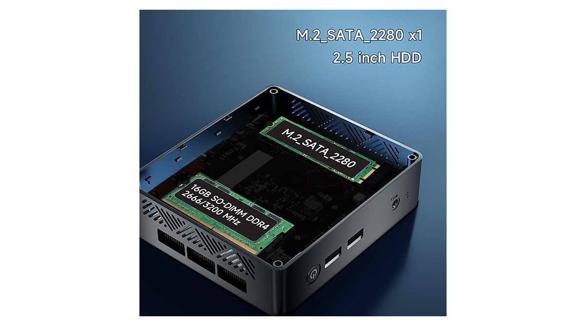 Bmax B2 S Mini PC N4020C with 6GB RAM & 4K Dual Screen Support