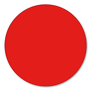 Red Polka Dot Magnet by Magnet America is 4" x 4" Made for Vehicles and Refrigerators