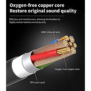 3.5mm Wired Headset with Microphone Jack Headphone Computer PC Laptop Gaming Earbud Video Game Audifono Ear 2Pack Compatible for Samsung Galaxy S10 Phone pad Kid for School Chromebook Auriculare I