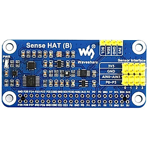 Waveshare Sense HAT (B) for Raspberry Pi Onboard Multi Powerful Sensors Supports External Sensors
