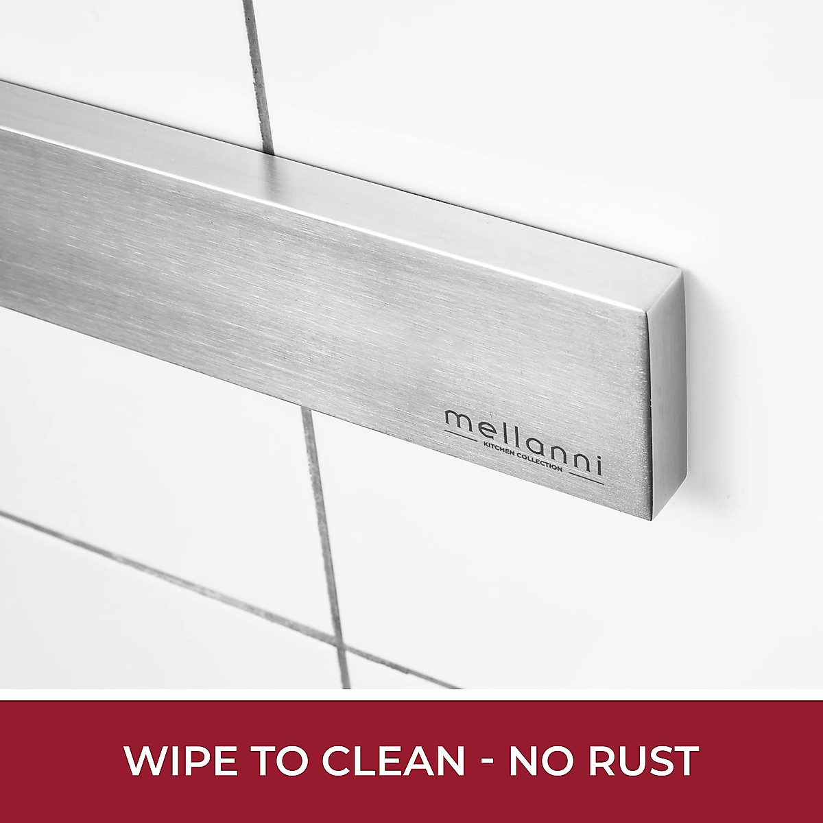 [New 2022] Magnetic Knife Holder for Wall - 16 inch Multipurpose Stainless Steel Knife Strip Organizer - Versatile Knife Rack For Kitchen Utensil And Tool Holder Magnet Bar For Workshop - M Home