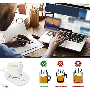 Coffee Mug Warmer,Mug Warmer,USB Coffee Mug Warmer Coaster,Electric Coffee Mug Warmer,USB Coffee Warmer,with Constant High Temperature Settings Cup Heater for Heating Coffee,Tea,Milk,Cocoa(No Cup)