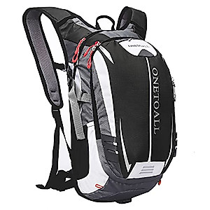 LOCALLION Cycling Backpack, Small Hiking Backpack, Waterproof Bike Biking Backpacks - Lightweight for Skiing Running 18/25L
