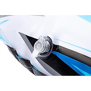 JOYIN 47'' Inflatable Snow Tube, Heavy-Duty Snow Tube for Sledding, Great Inflatable Snow Tubes for Winter Fun and Family Activities (Sliver)