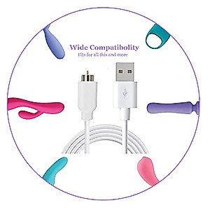 COOLVIS Replacement Magnetic Charging Cables | USB Charger Cord (2 Pack)