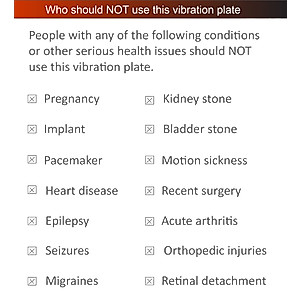 VT007 Vibration Plate Exercise Machine - High Frequency, Low Amplitude | Muscles, Bones and Nerves Training | Blood and Lymph Circulation Improvement