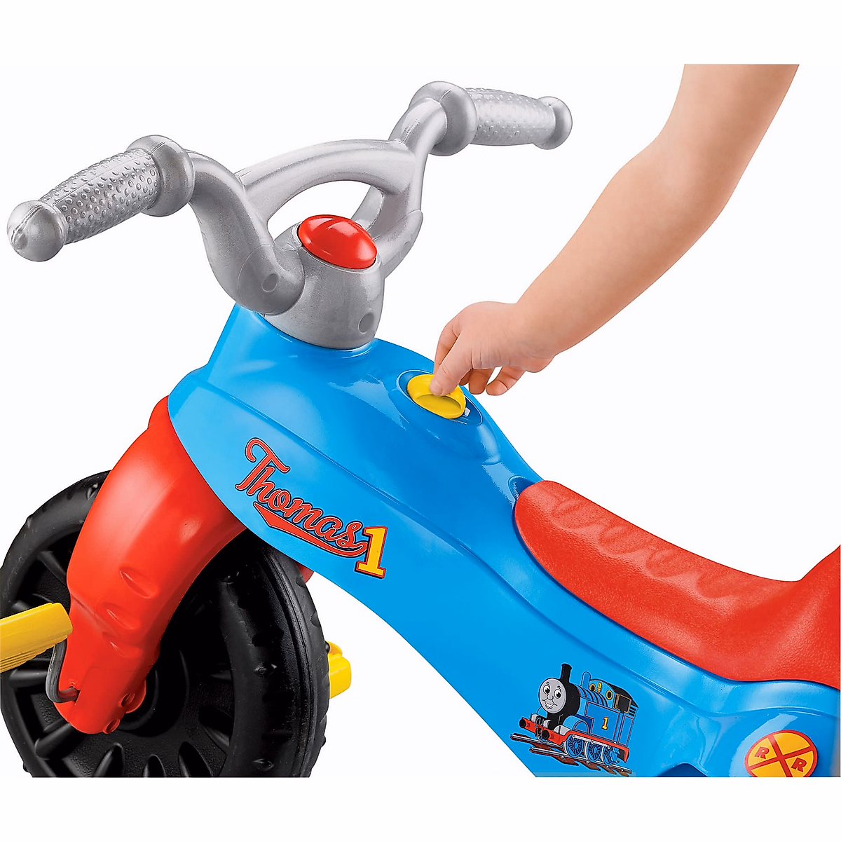 Fisher-Price Toddler Tricycle Thomas & Friends Tough Trike, Toy Bike with Handlebar Grips & Storage for Outdoor Play Kids Ages 2+ Years
