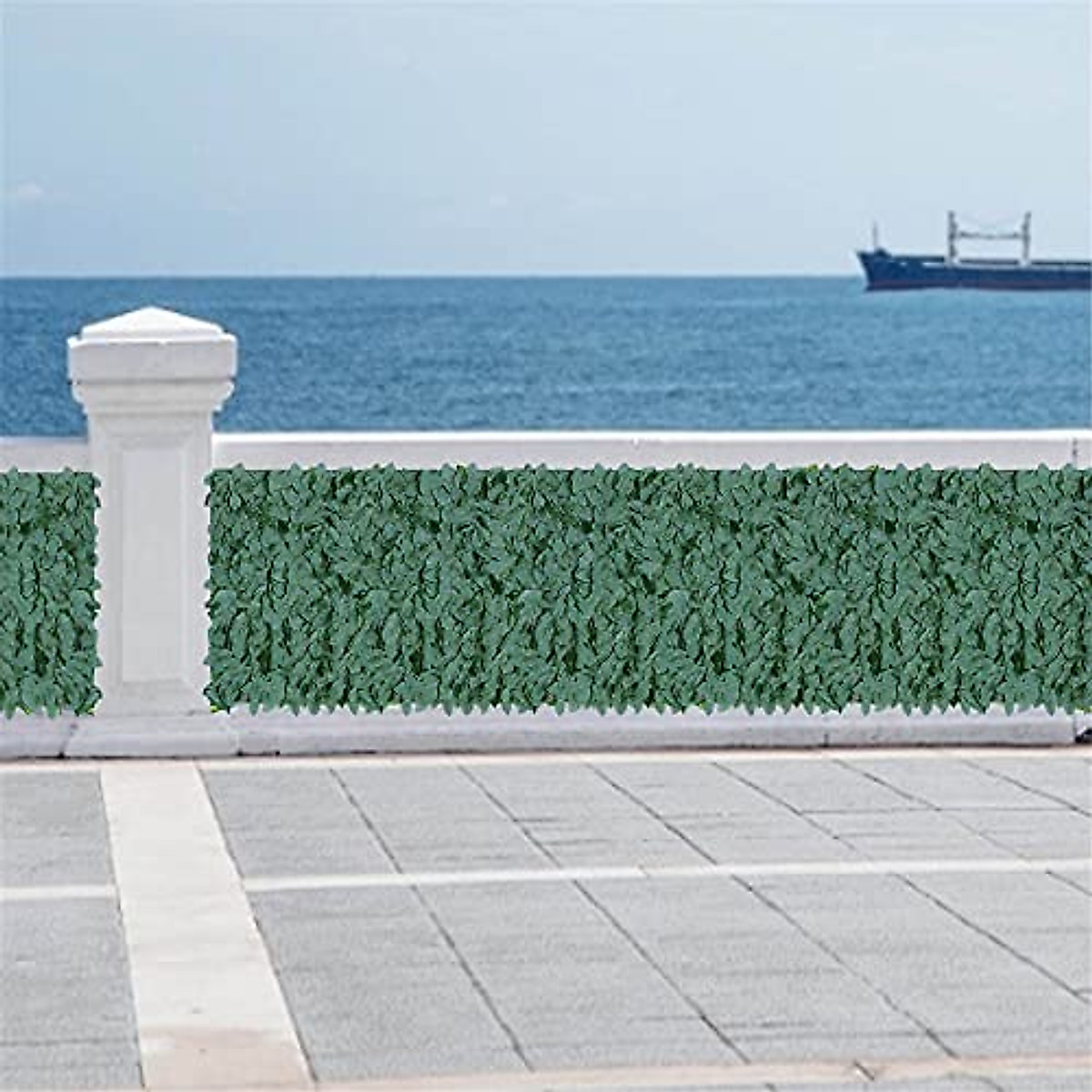 Artificial Ivy Privacy Fence Screen Artificial Hedges Fence Vine Leaf Decoration Lattice Panels for Outside Ivy Privacy Screen Fence Panel