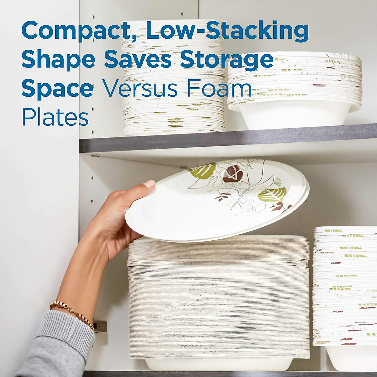 Dixie Ultra Large Heavy-Weight Paper Platters by GP PRO (Georgia-Pacific), White, SX11PLW, 500 Count (125 Platters Per Pack, 4 Packs Per Case)