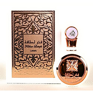 Fakhar EDP - Eau de Parfum 100ml(3.4 oz) | Oriental Alchemy | Intense notes of lily, jasmine, white flowers, honeysuckle, fruity notes, vanilla & white musk | violet leaf, masculine nutmeg & bergamot | by Lattafa Perfumes (Fakhar Women)