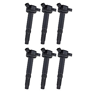 ENA Set of 6 Ignition Coil Pack Compatible with Mercury Ford 2008-2012 Escape, 2006-2012 Fusion, 2009-2011 Mariner 2006-2011 Milan, 2006 Lincoln Zephyr Replacement for DG514 C1594 UF486 3.0L V6