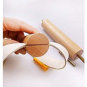 Funerom Wooden Vintage Design Toilet Paper Roll Holder - Wall Mounted Toilet Tissue Holder - with Screws