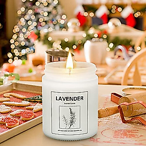 4 Pack Candles for Home Scented, Lavender Candles Set, Aromatherapy Jar Candles for Home, 28 oz 200 Hour Long Lasting Candles, Scented Candles Gifts Set for Women, Birthday, Valentine, Anniversary