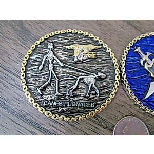 Navy Seal Team Six K9 Blue Squadron War Dogs Seals DEVGRU Challenge Coin