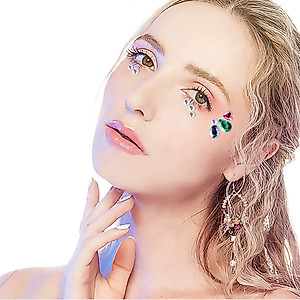 Gem Stickers 1200+ Self Adhesive Jewel for Crafts Sparkly Flatback Rhinestone Stickers Crystal Sticker for Kids DIY