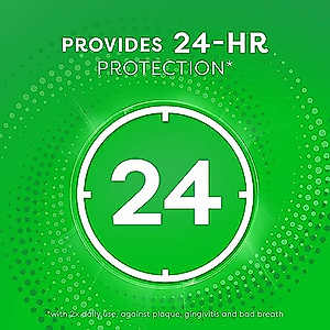 Crest Scope All Day Mouthwash, Alcohol Free, Clean Mint, Mild Flavor, 1L (33.8 fl oz)