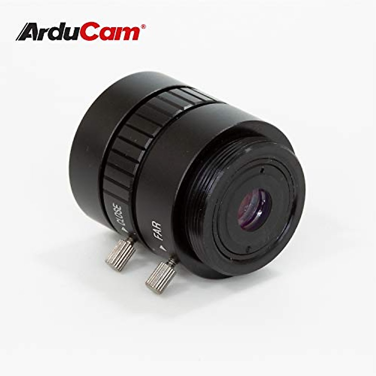 Arducam Lens for Raspberry Pi HQ Camera, Wide Angle CS-Mount Lens, 6mm Focal Length with Manual Focus and Adjustable Aperture