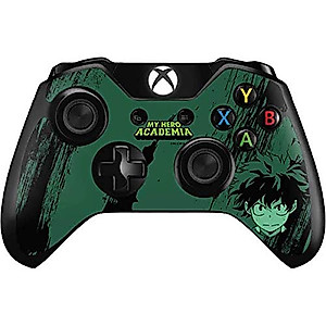 Skinit Decal Gaming Skin compatible with Xbox One Controller - Officially Licensed Funimation Deku Design