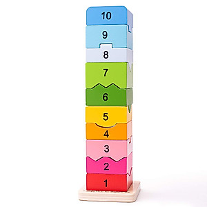 Bigjigs Toys Number Tower