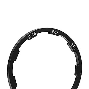 Steering Wheel Gasket, 2.18mm Aluminum Alloy Road Bike Steering Wheel Gasket with Box