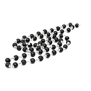 Rudra Divine Shaligram Mala in Pure Silver/Original shaligram mala / 54 + 1 Beads mala / 6 mm Beads