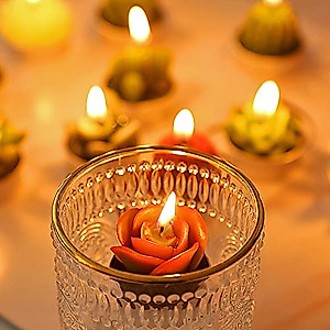 LJQizn 12pcs Cactus Tealight Candles Handmade Delicate Succulent Cactus Candles Tea Lights Perfect for Birthday Party Wedding Spa Home Decor Gifts (12pcs Cactus Candles)
