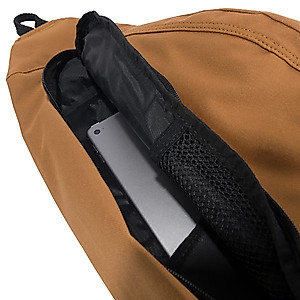 Carhartt Mono Sling Backpack, Unisex Crossbody Bag for Travel and Hiking, Carhartt Brown