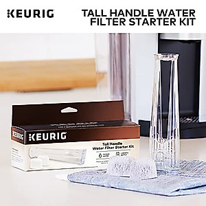 Keurig Tall Handle Water Filter Starter Kit, Comes with Handle and 2 Replacement Water Filters, Compatible with Select Keurig Coffee Makers
