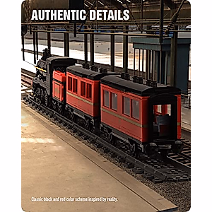 Nifeliz GWR 2900 Class Steam Train Building Kit, Collectible Steam Locomotive Display Set, 1:38 Scale Model Train Building Kit with Train Track, Top Present for Train Enthusiasts (789 PCS)