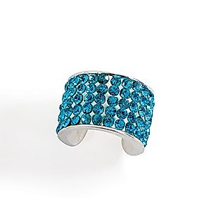 Birsppy Devine Medical CharMED Crystal Stethoscope Charm, Aquamarine