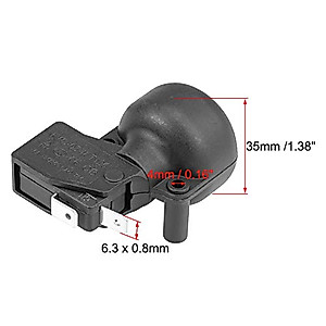 uxcell Tip over Switch AC 125V/250V 16A Anti Tilt Dump Switch for Patio Garden Heaters Electric Fan