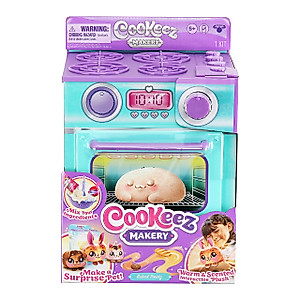 Cookeez Makery Baked Treatz. Mix & Make a Plush Best Friend! Place Your Dough in The Oven and Be Amazed When A Warm, Scented, Interactive, Plush Friend Comes Out! Which Surprise Bake Will You Make?