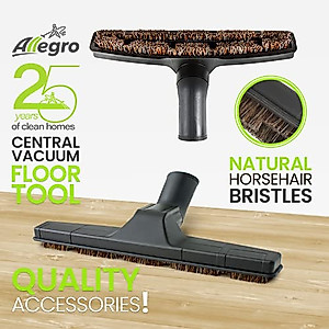 Allegro MU3100 Wall Mounted Garage/Car Vacuum 30 Ft. Hose Cleaning Tools