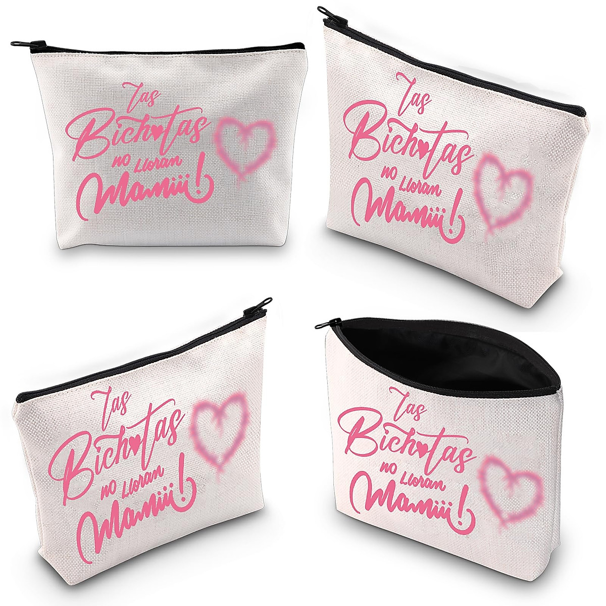 XYANFA Singer Inspired Makeup Bag Fans Gift Las No Lloran Mamiii Music Lover Zipper Pouch