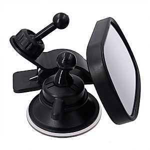 iSaddle Baby Car Seat Mirror - Baby Back Seat Front View Mirror - Adjustable Shatterproof In Car Safety Mirror