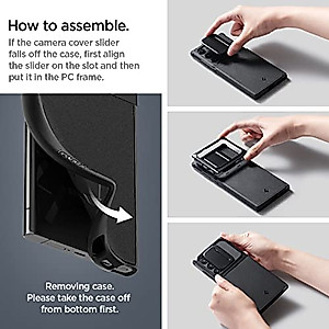 Spigen Optik Armor Designed for Galaxy S22 Ultra Case (2022) - Black